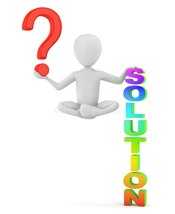 There is always a solution stock vector. Illustration of depression ...