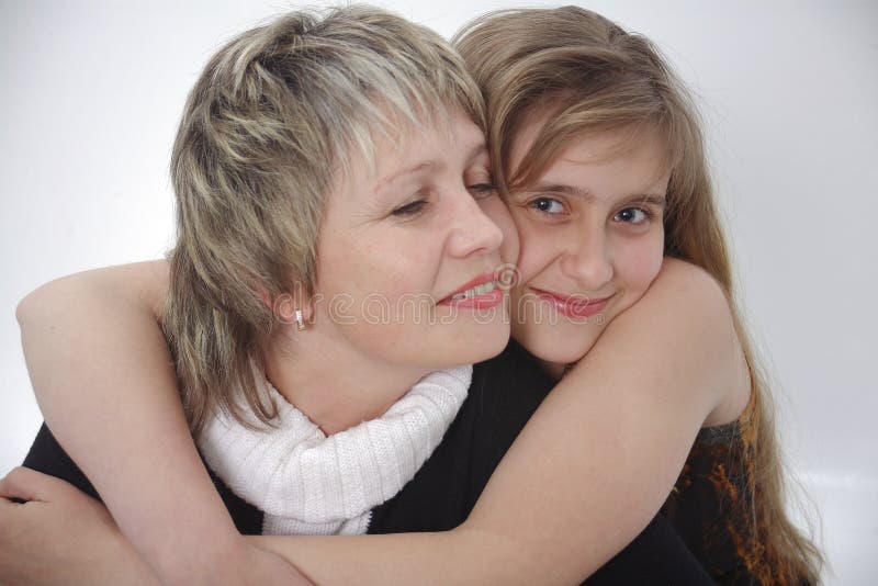 Have reconciled stock photo. Image of family, caress, daughter - 5387166