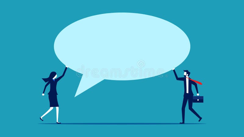 Have the Same Idea. Businessman Holding Speech Bubble As Symbol of ...