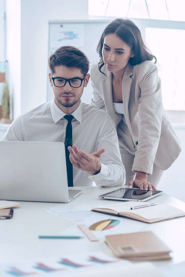 We Have Some Problems with Our Statistics! Stock Photo - Image of ...