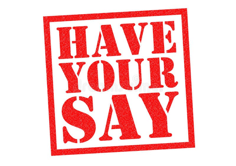 Have Your Say Stock Illustrations – 290 Have Your Say Stock ...
