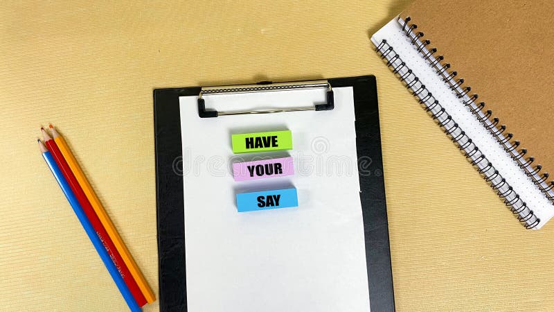 Have your say stock photo. Image of concept, electronics - 380022316