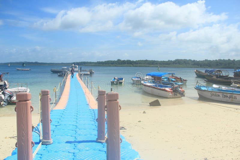 Havelock Jetty, Andaman Islands, India Editorial Stock Photo - Image of ...