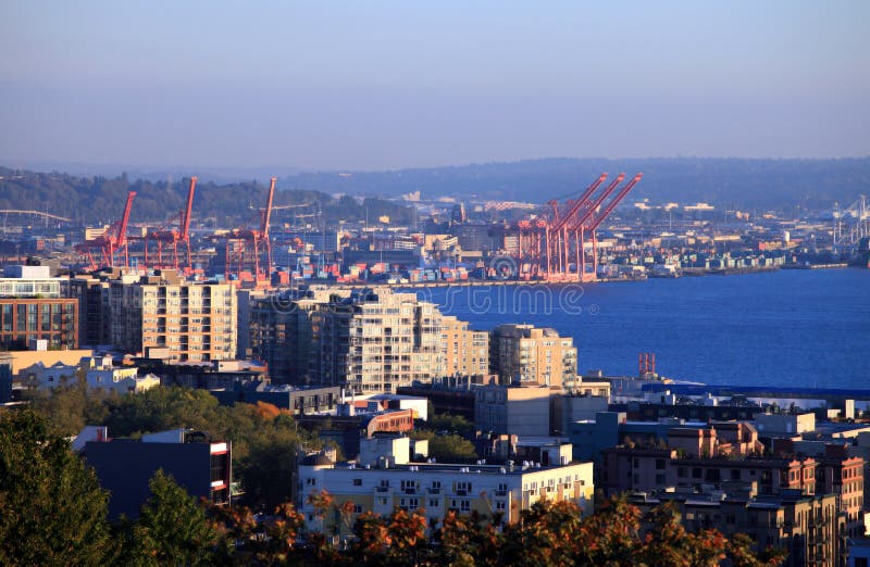 Haven Van De Staat Van Seattle Washington. Stock Foto - Image of ...
