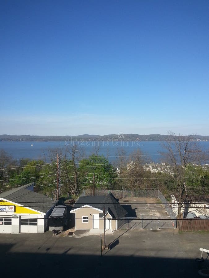 Haverstraw River Straight View. Editorial Image - Image of evening ...