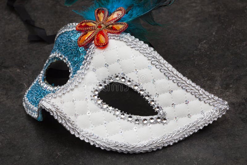 Having a Ball, Masks and All Stock Image - Image of feather, opera ...