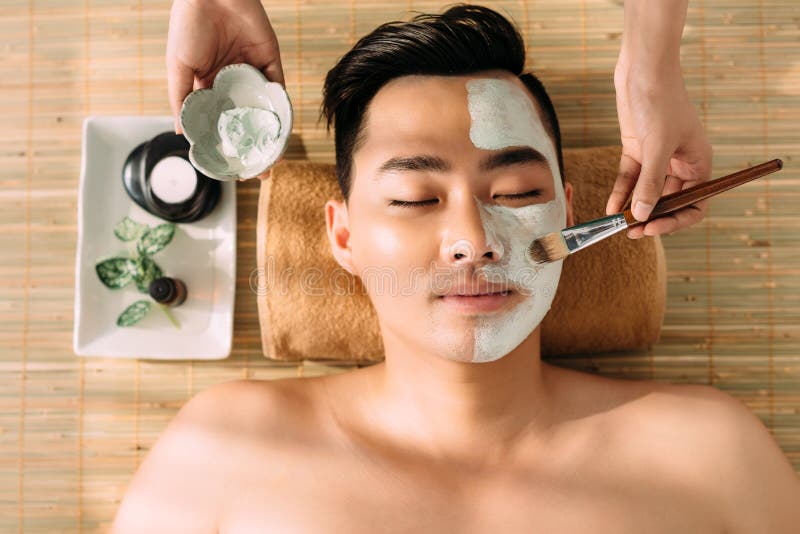 Having beauty treatment stock photo. Image of beautician - 47885232