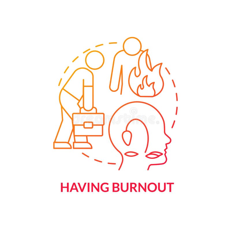 Stress Fatigue Burnout Line Drawing Stock Illustrations – 128 Stress ...