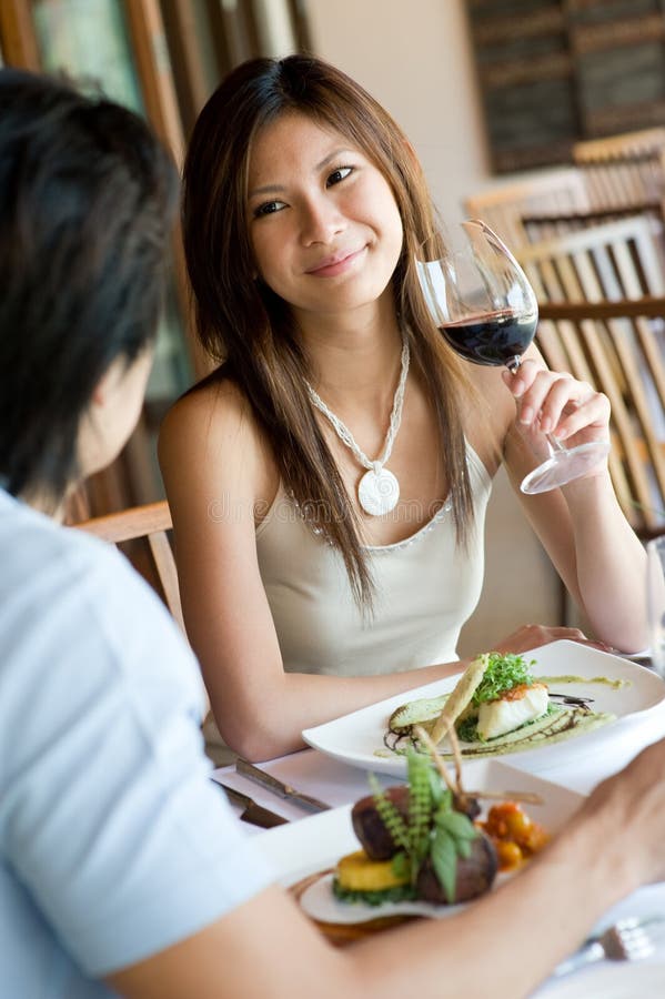 Having Dinner stock photo. Image of good, lifestyle, meal - 4896438