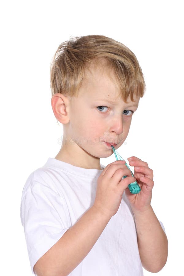 Having a fever stock photo. Image of temperature, mouth - 8357608