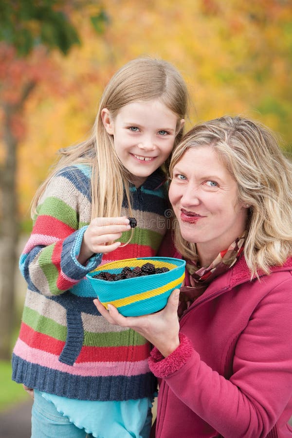 Having Fun on an Autumn Day Stock Photo - Image of happy, girl: 28846006