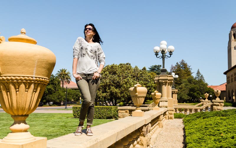 Having fun in College stock photo. Image of exterior - 42222834