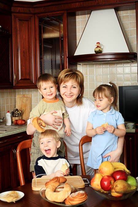 Having many children stock image. Image of harmonious - 9892289