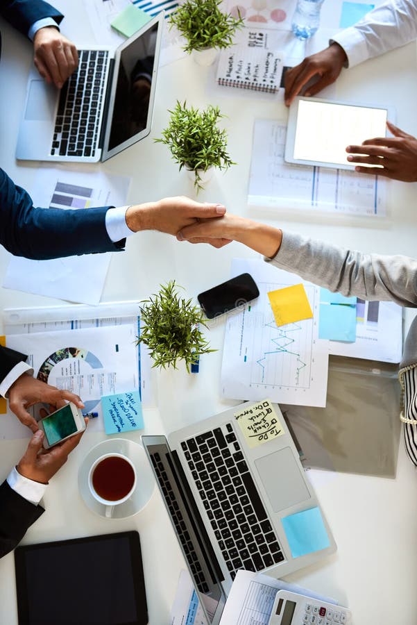 Having Meetings To Create Opportunities. High Angle Shot of ... Having Meetings To Create Opportunities. High Angle Shot of ...