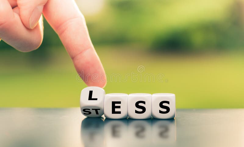 Having less Stress or Being Stress-less. Stock Photo - Image of ...