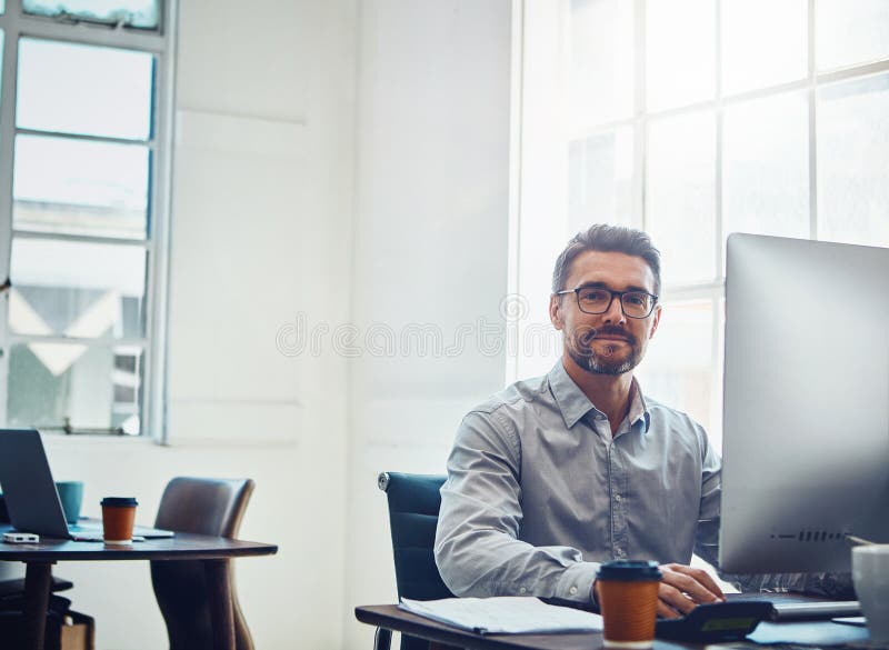 Having a Strong Work Ethnic is Key. Portrait of a Mature Businessman ...