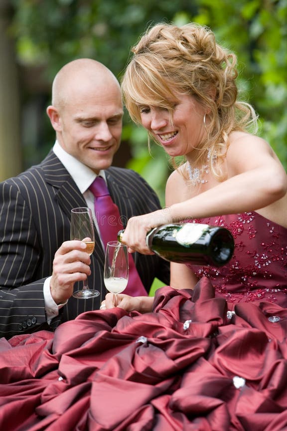 Having a toast stock image. Image of beautiful, bald, balding - 2542481