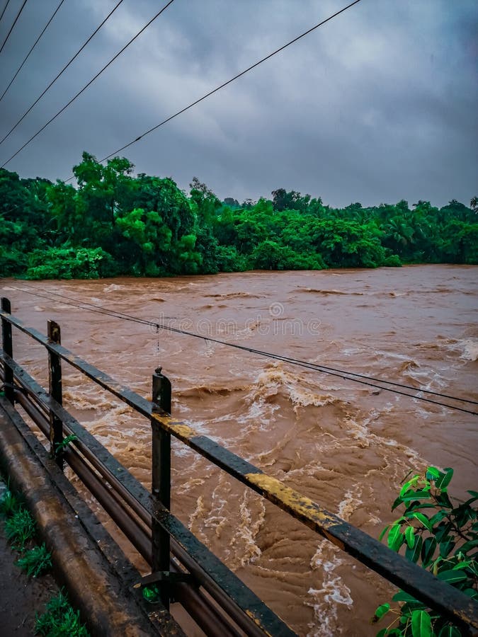 Havy floud in india stock photo. Image of sunlight, coast - 189954442