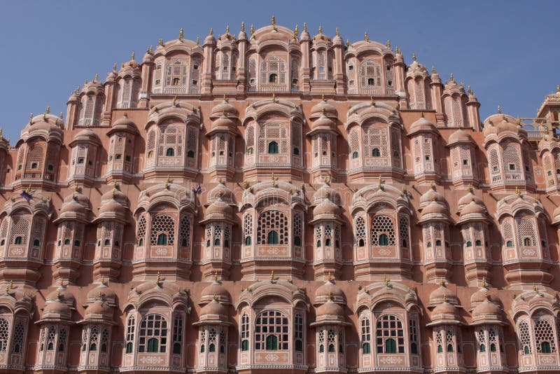 Hawa Mahal stock photo. Image of famed, landmark, culture - 12997656