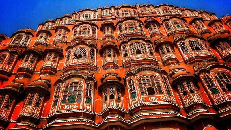 Hawa Mahal of Jaipur with 953 Windows Editorial Stock Image - Image of ...