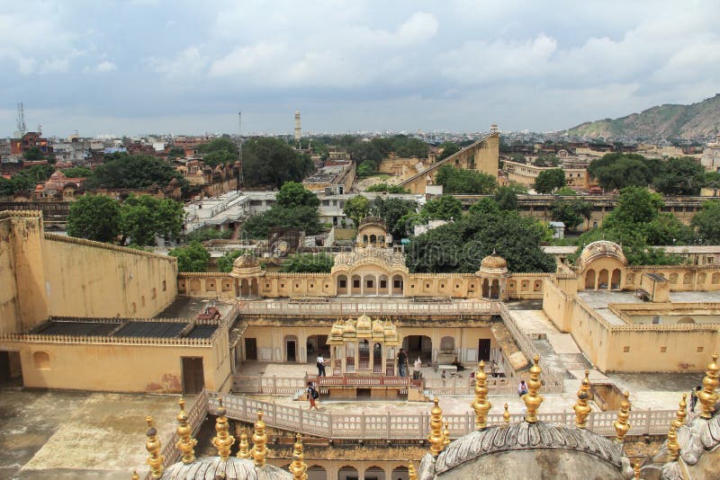 Hawa Mahal (in side). editorial stock image. Image of landmark - 26973359