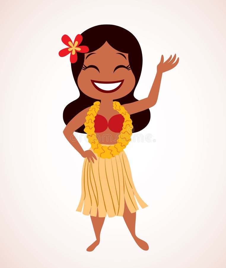 Hawaii Hula Girl Royalty Free Stock Photo - Image: 24117865