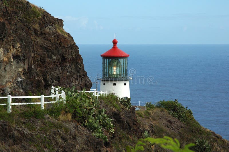 Hawaii lighthouse stock photo. Image of energy, ocean - 5677278