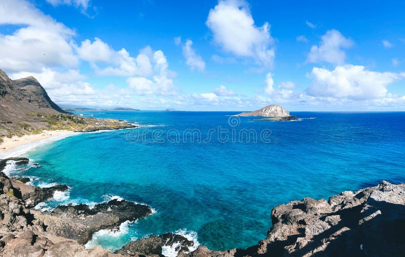 Blue ocean overlook stock photo. Image of outdoors, blue - 237680302