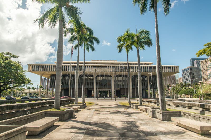 Hawaii state capital stock image. Image of capital, state - 124834627