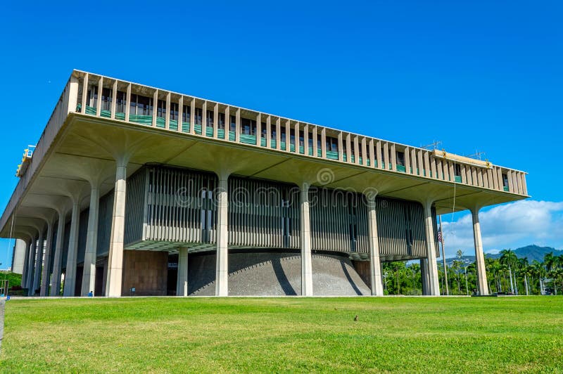 Hawaii State Capitol editorial stock photo. Image of oahu - 141626128