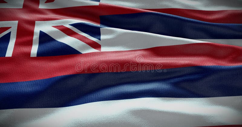 Hawaii State Flag Background Illustration, USA Symbol Backdrop Stock ...