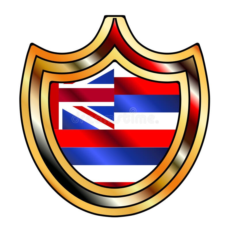 Hawaii Shield Stock Illustrations – 269 Hawaii Shield Stock ...