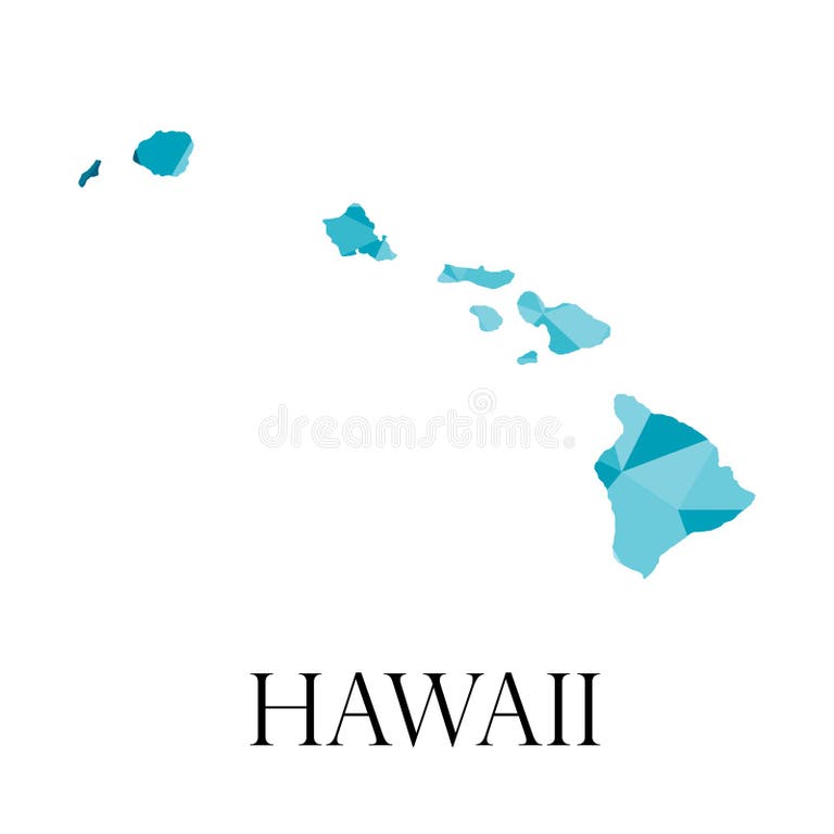 Hawaii State Map Outline Stock Illustrations – 2,674 Hawaii State Map ...