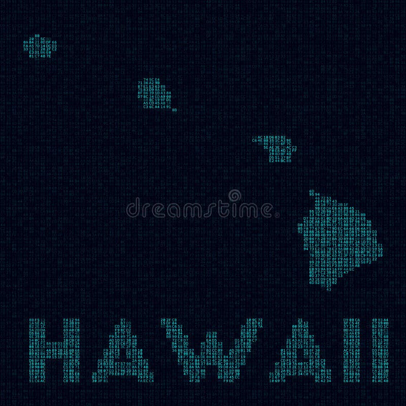 Hawaii tech map. stock vector. Illustration of information - 178167855