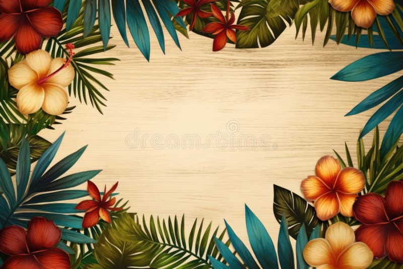 Hawaii Themed Background Large Copy Space - Stock Picture Backdrop ...