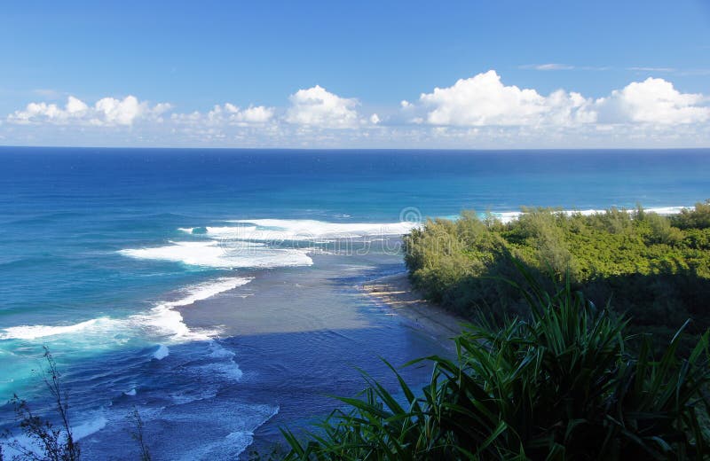 Hawaiian Coast, USA stock image. Image of rock, ocean - 37997259