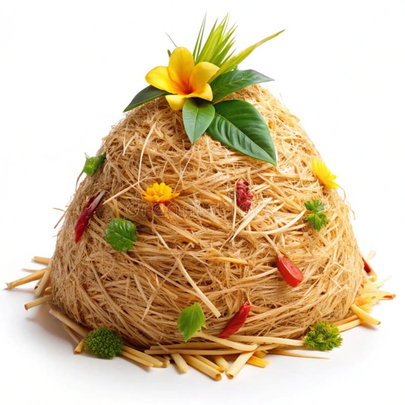 Hawaiian Haystack â€ Classic Layered Dish Stock Illustration ...