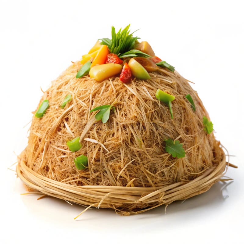 Hawaiian Haystack â€ Classic Layered Dish Stock Illustration ...