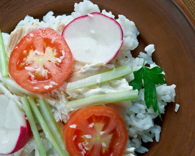 Hawaiian haystack stock image. Image of lunch, haystacks - 71918791