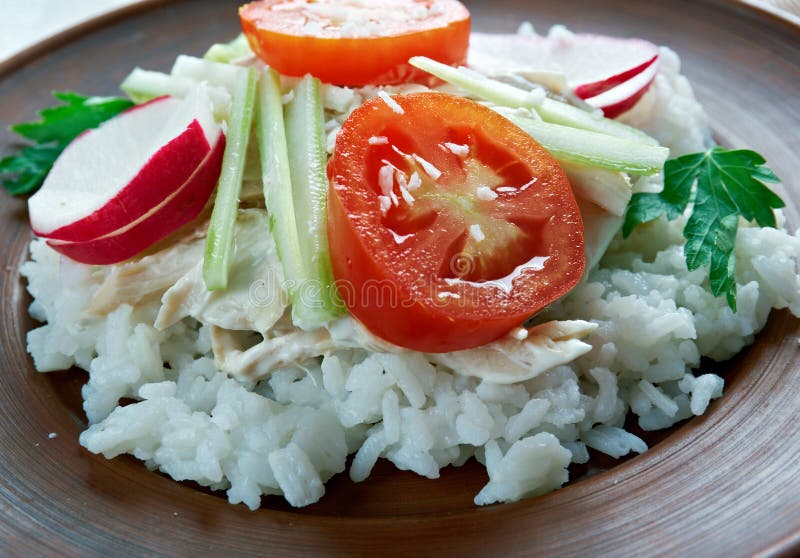 Hawaiian haystack stock photo. Image of haystack, dinner - 72050288