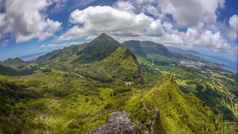 Hawaiian Tropical Island of Oahu Stock Photo - Image of island, nature ...