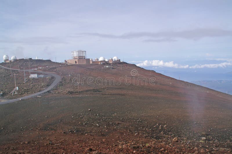 The Hawaiian observatory stock photo. Image of road, planet - 11366114