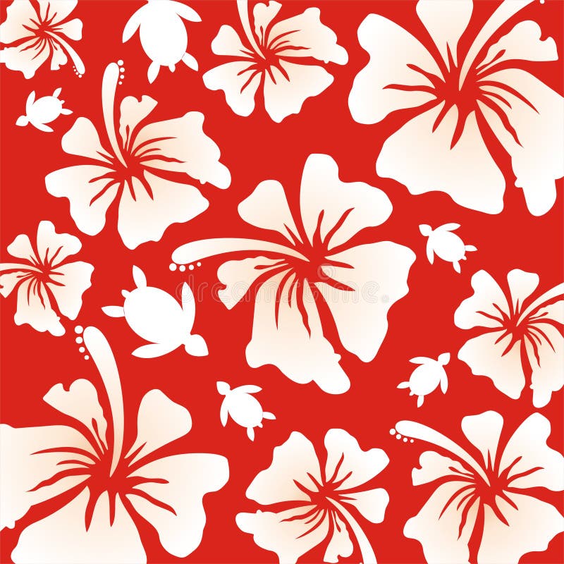 Pair of Hawaiian Aloha Shirts Stock Vector - Illustration of beach ...