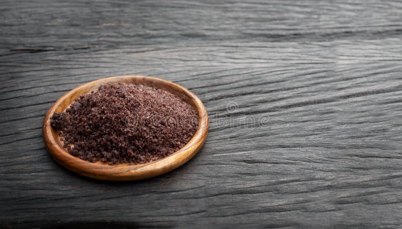 Hawaiian Red Salt in a Bowl on Surface Stock Photo - Image of natural ...