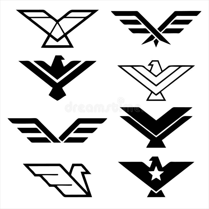 Hawk Bird Icon Isolated on White Background. Hawk Bird Icon in Trendy ...