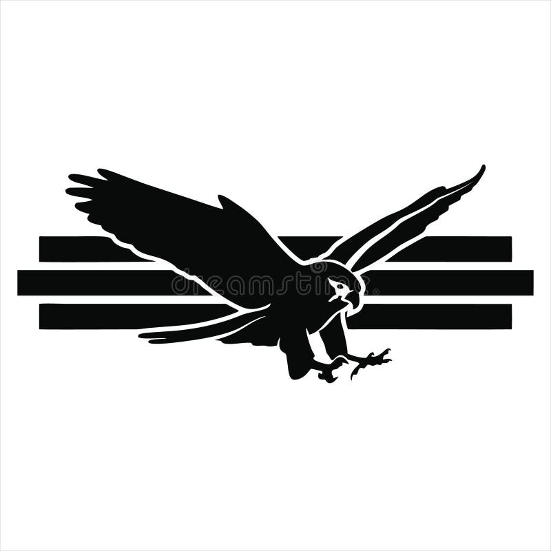 Hawk Bird Icon Isolated on White Background. Hawk Bird Icon in Trendy ...
