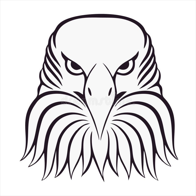 Hawk Bird Icon Isolated on White Background. Hawk Bird Icon in Trendy ...