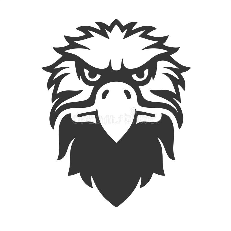 Hawk Bird Icon Isolated on White Background. Hawk Bird Icon in Trendy ...