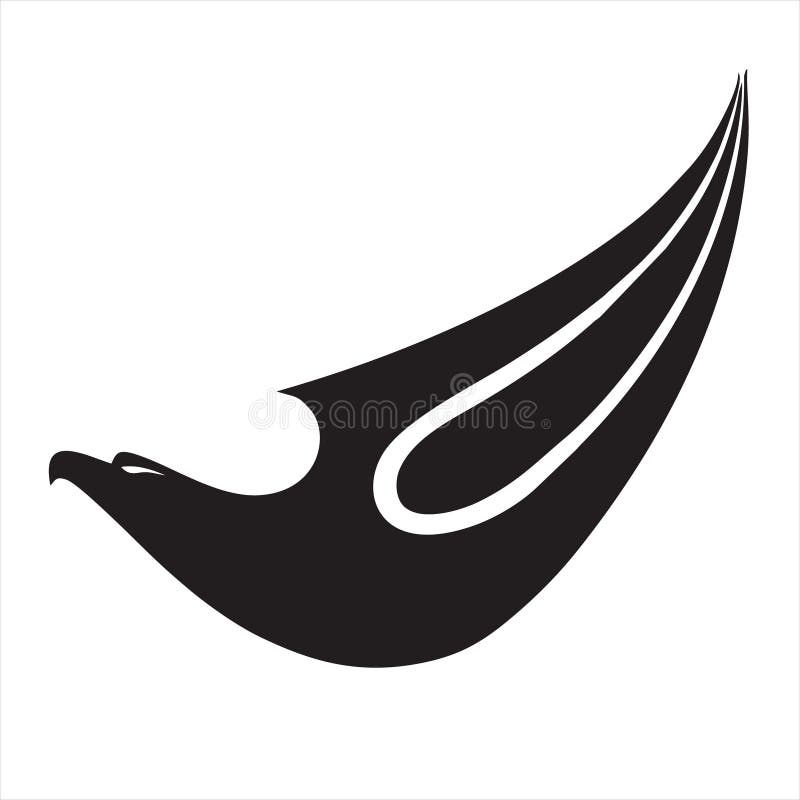 Hawk Bird Icon Isolated on White Background. Hawk Bird Icon in Trendy ...