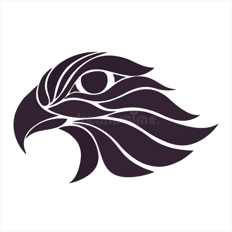Hawk Bird Icon Isolated on White Background. Hawk Bird Icon in Trendy ...